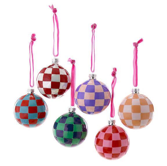 Checkered Bauble (Set of 6)