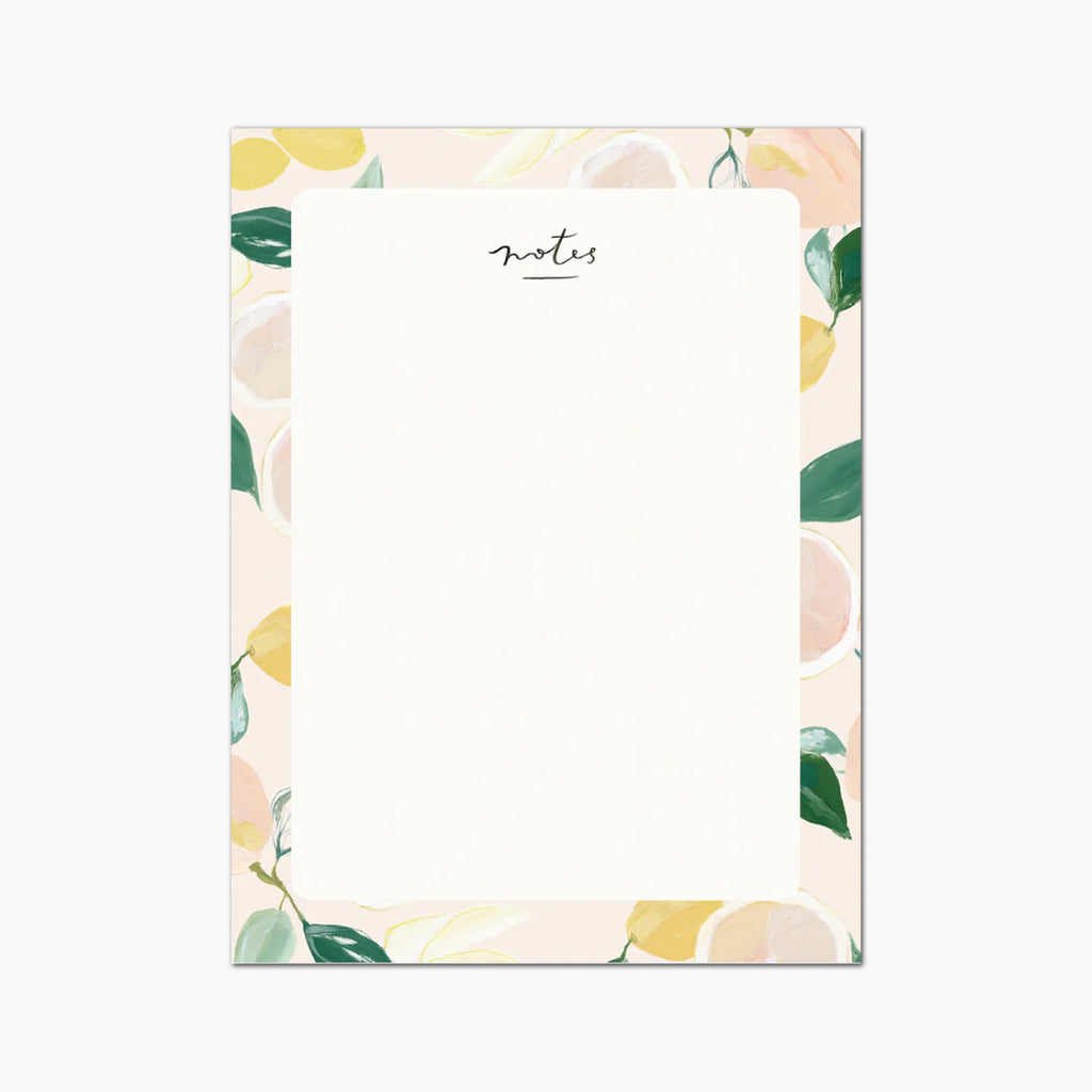 Citrus Blank Everyday Notepad