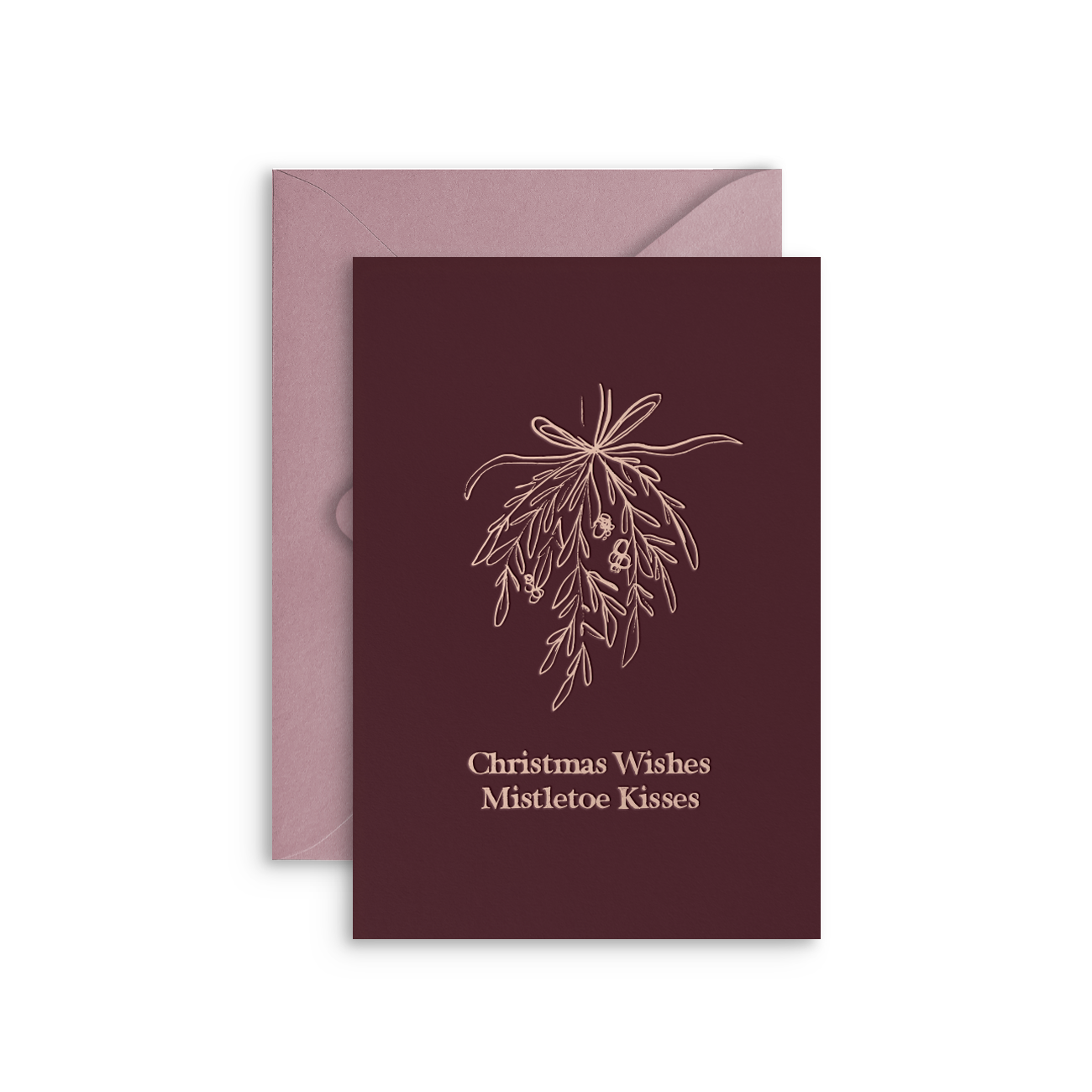 Mistletoe Kisses | Holiday card