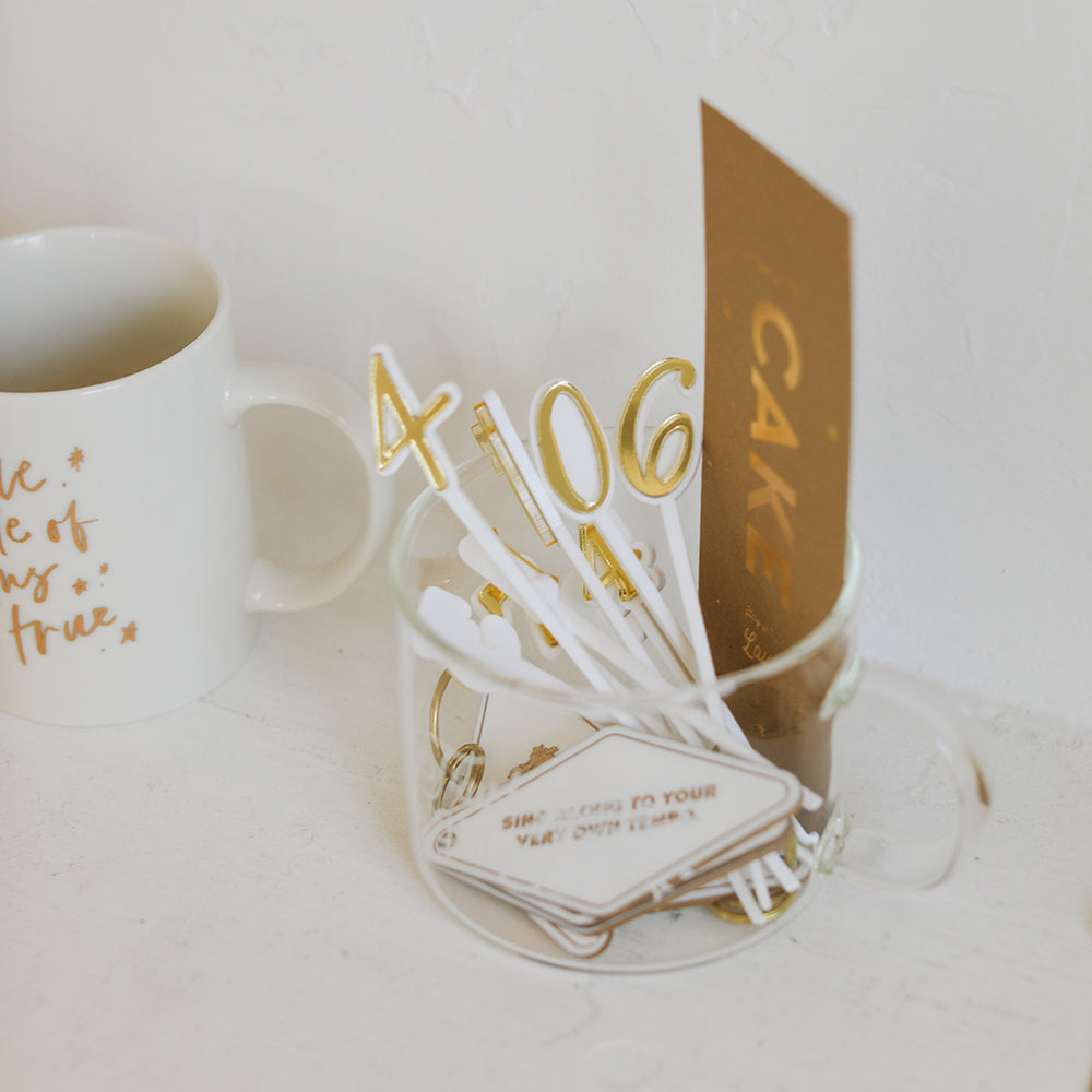 Number Cake Topper 生日數字蛋糕插牌 | Frames of Butter