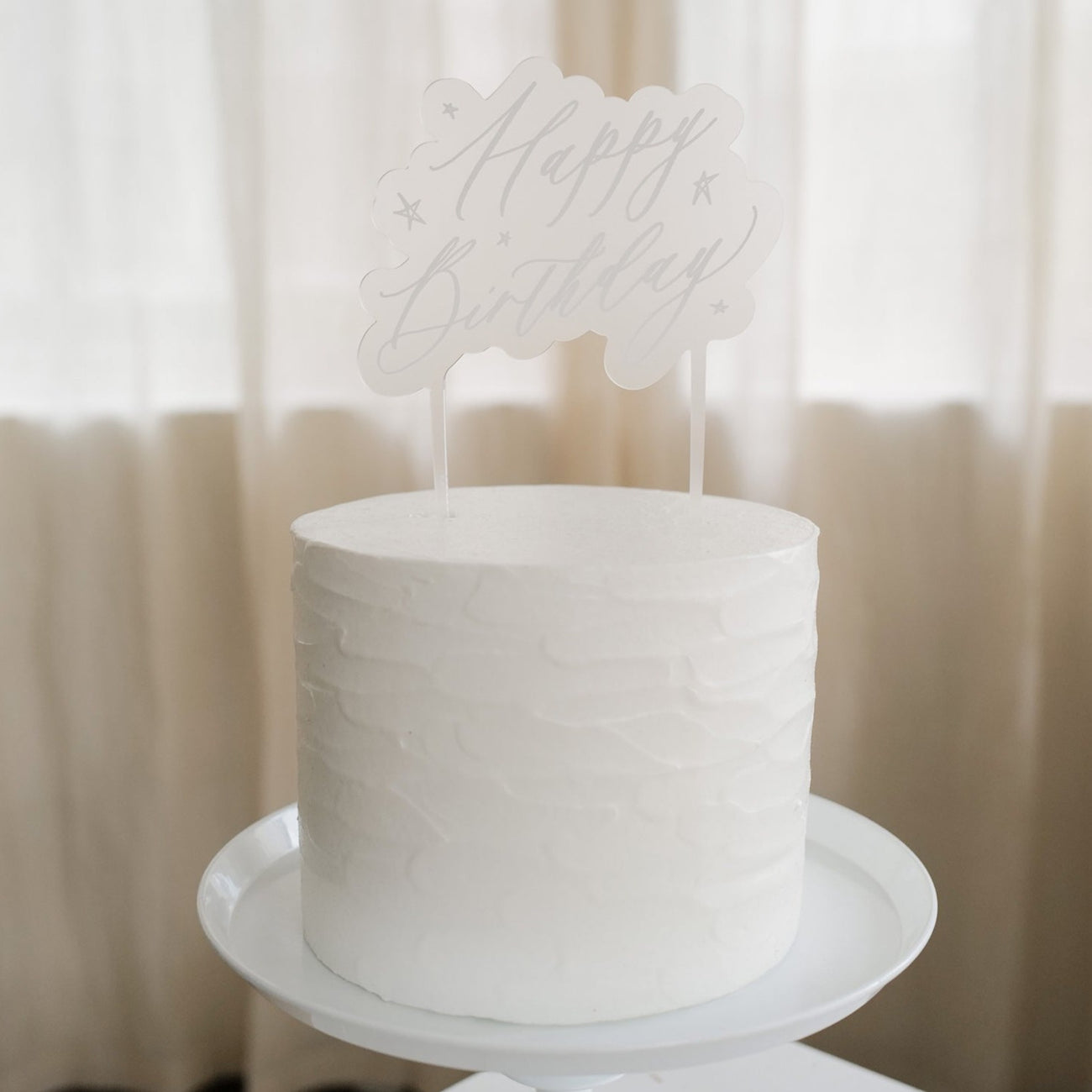 Cake Topper - Happy Birthday 蛋糕插牌 | Frames of Butter