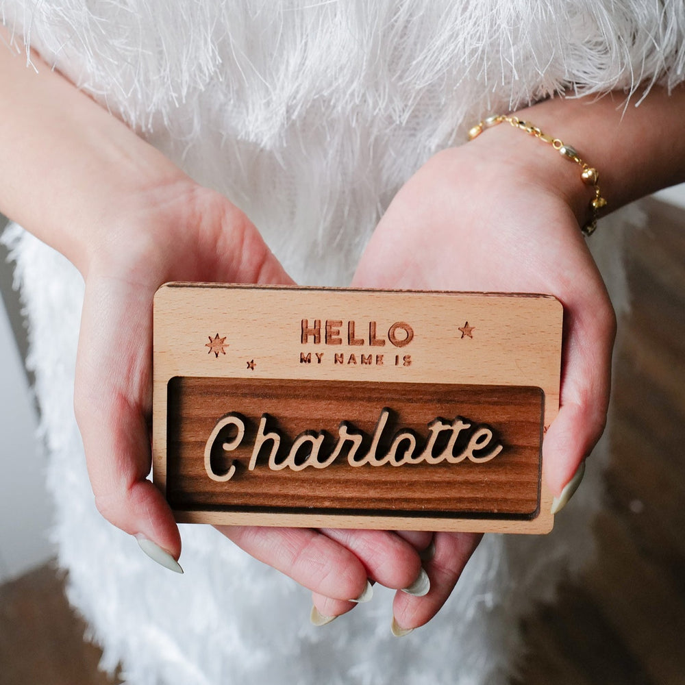 Personalized Baby Birth Announcement Sign - Name